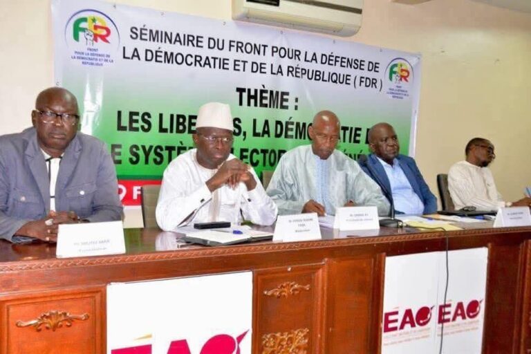 Modification du code électoral : Le FDR charge le PASTEF et dénonce une ...
